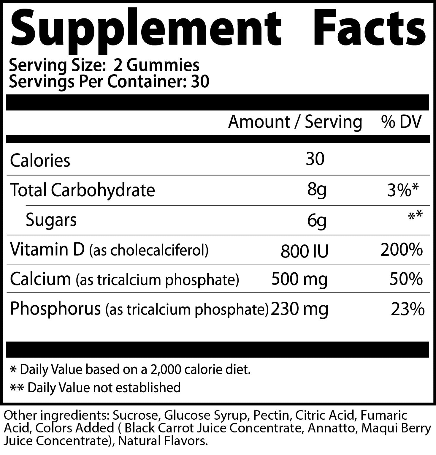 Calcium DX Gummy Vitamins | USA